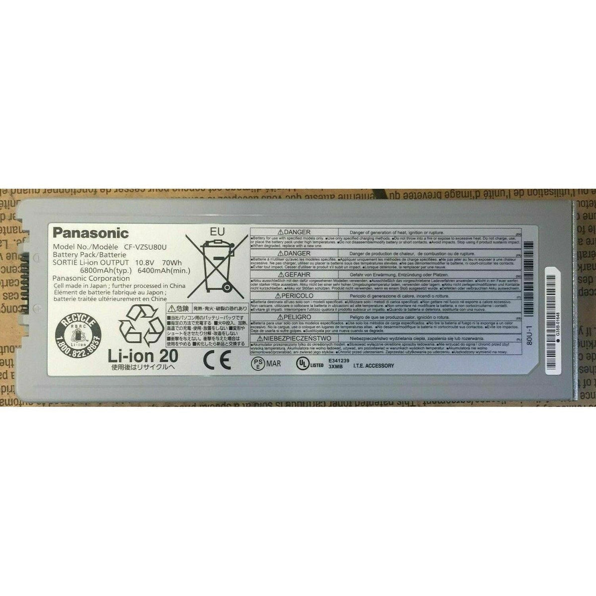 Panasonic Toughbook CF-C2 Battery 70Wh | LaptopBatteries.ca
