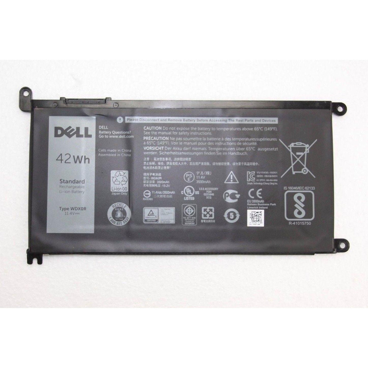 FC92N WDX0R Genuine Battery 42Wh For Dell Inspiron 15 5567 5568 13 5368 ...