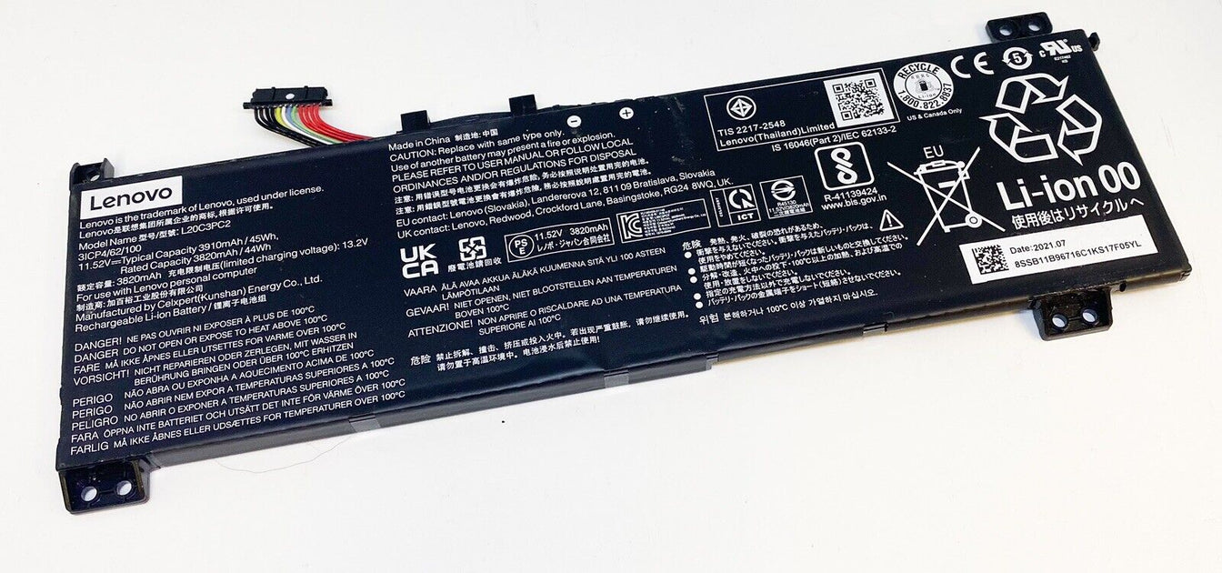 L20C3PC2 New Lenovo Legion 5-15ITH6 5-15ITH6H Battery 45WH ...