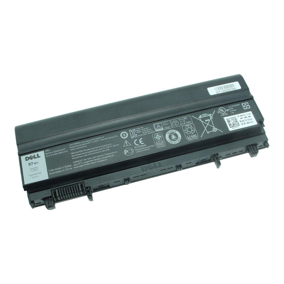 N5YH9 New Dell 9TJ2J VJXMC VVONF M7T5F WGCW6 0K8HC Battery 97Wh ...